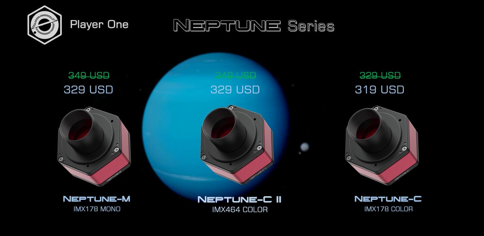 Neptune-C II and Neptune Camera series is released TODAY! – Player One ...