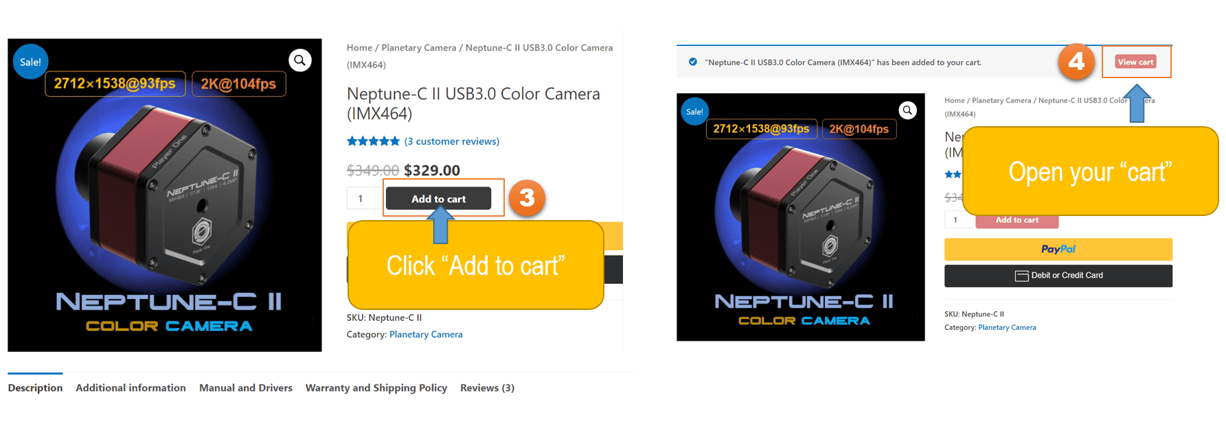 How to Register for purchase and Use coupon code? – Player One Astronomy