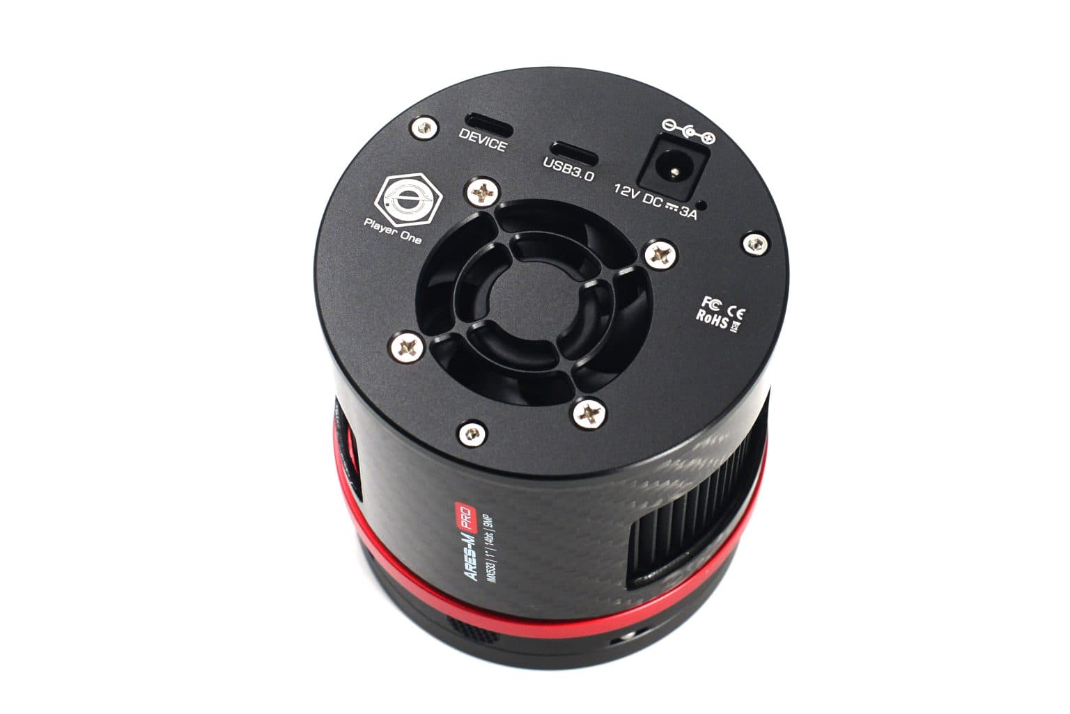 Ares-M Pro USB3.0 Mono Cooled Camera (IMX533) – Player One Astronomy