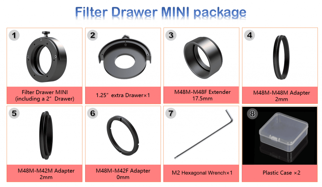 Filter Drawer MINI – Player One Astronomy