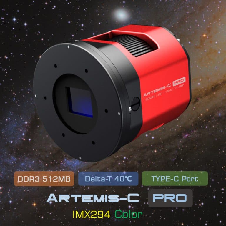 Artemis-C Pro (IMX294) USB3.0 Color Cooled Camera – Player One Astronomy
