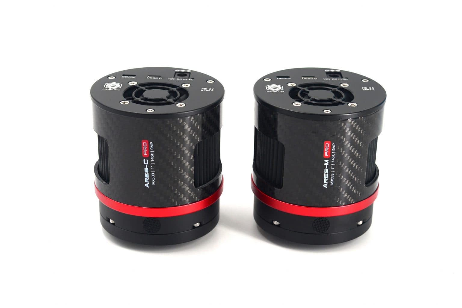 Ares-M Pro USB3.0 Mono Cooled Camera (IMX533) – Player One Astronomy