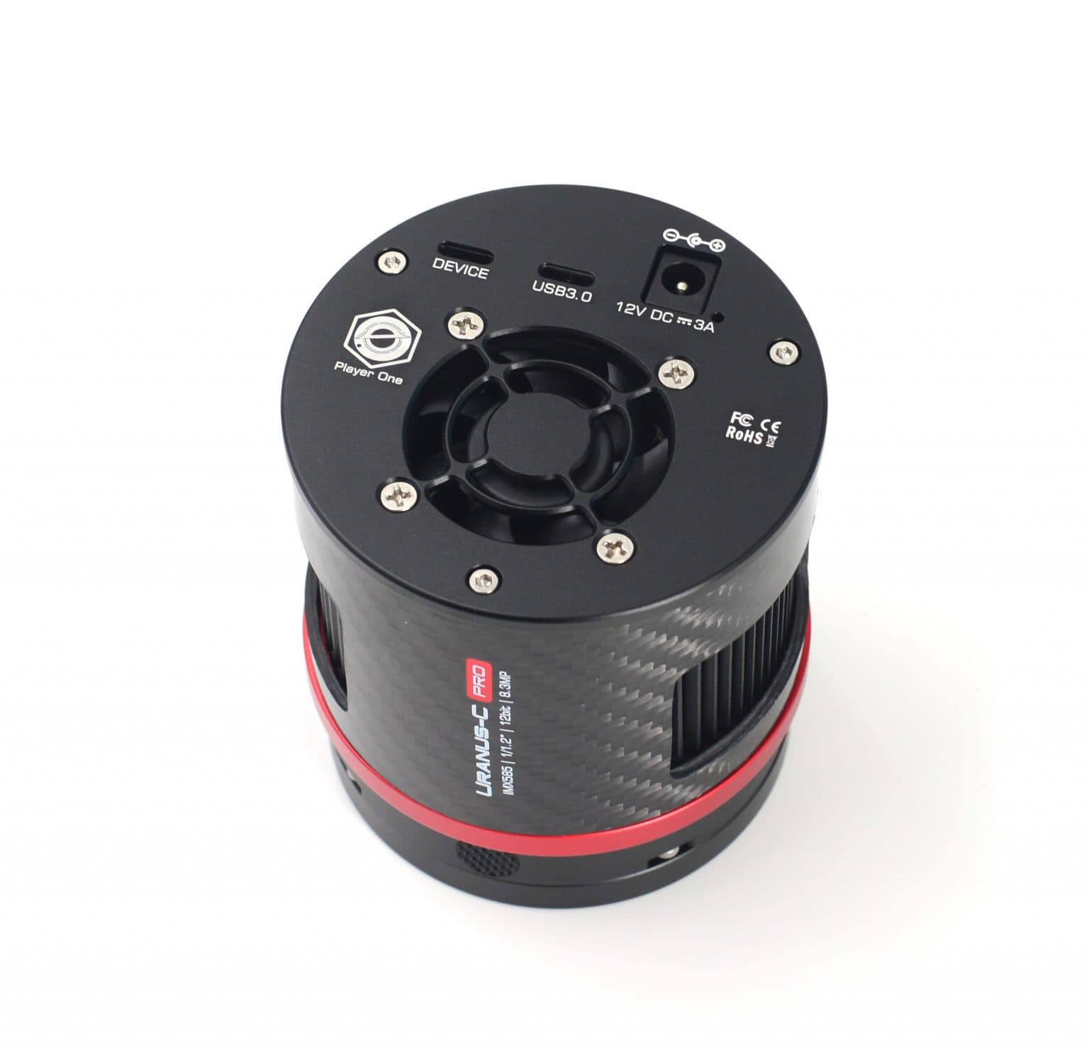 Uranus-C Pro USB3.0 Color Cooled Camera (IMX585) – Player One Astronomy