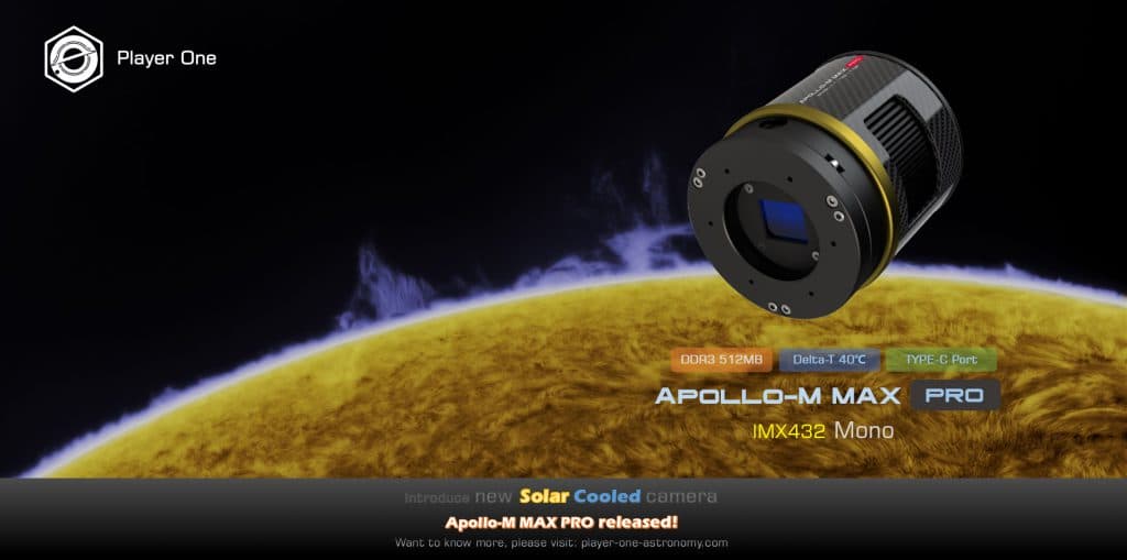Apollo-M MAX Pro USB3.0 Mono Cooled Camera (IMX432) – Player One Astronomy