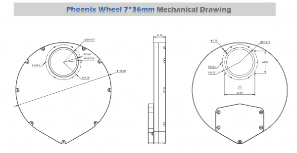 Phoenix Wheel 5×2″ – Player One Astronomy