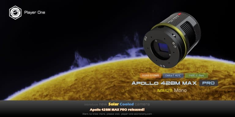 Apollo 428M MAX Pro USB3.0 Mono Cooled Camera (IMX428) – Player One ...