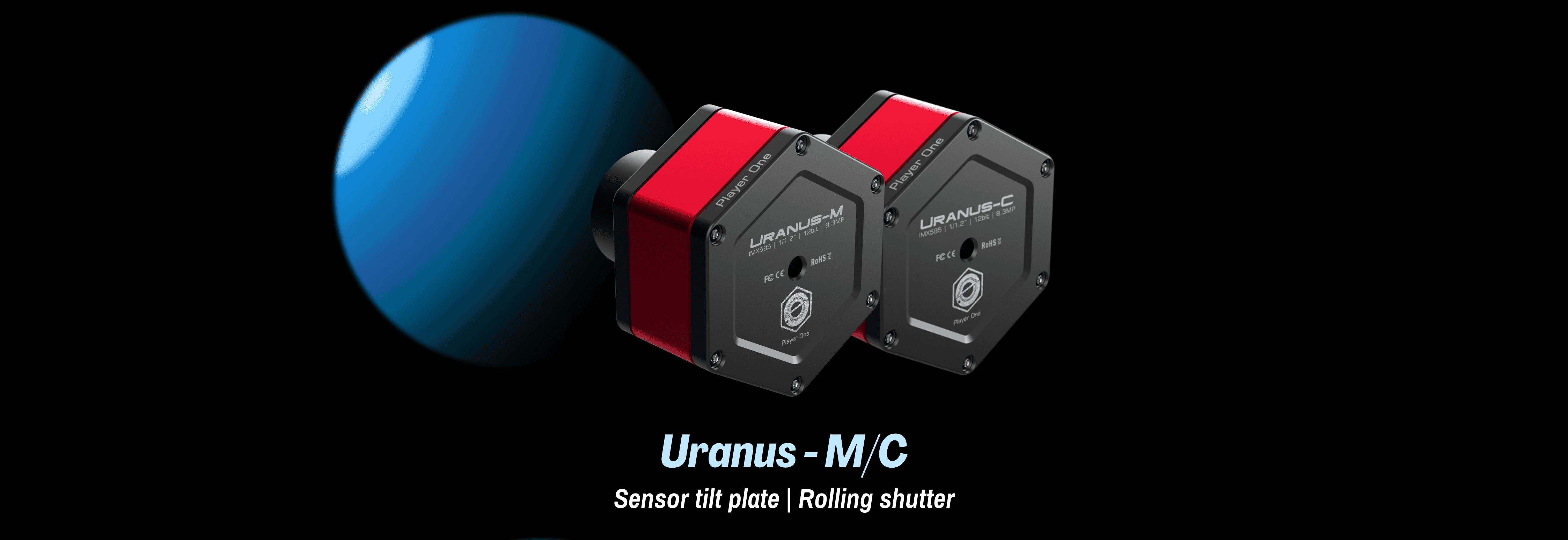 Player One Uranus-M IMX585 Mono Camera – Planetary & EAA — Astronomy ...